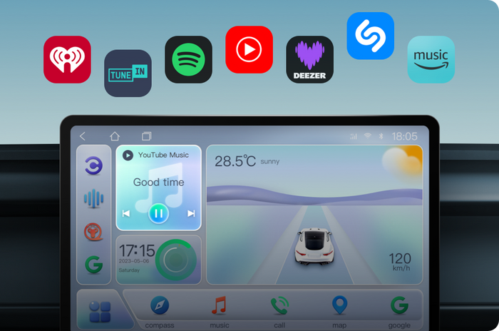 iLauncher Theme for Android Head unit – DoFun Shop
